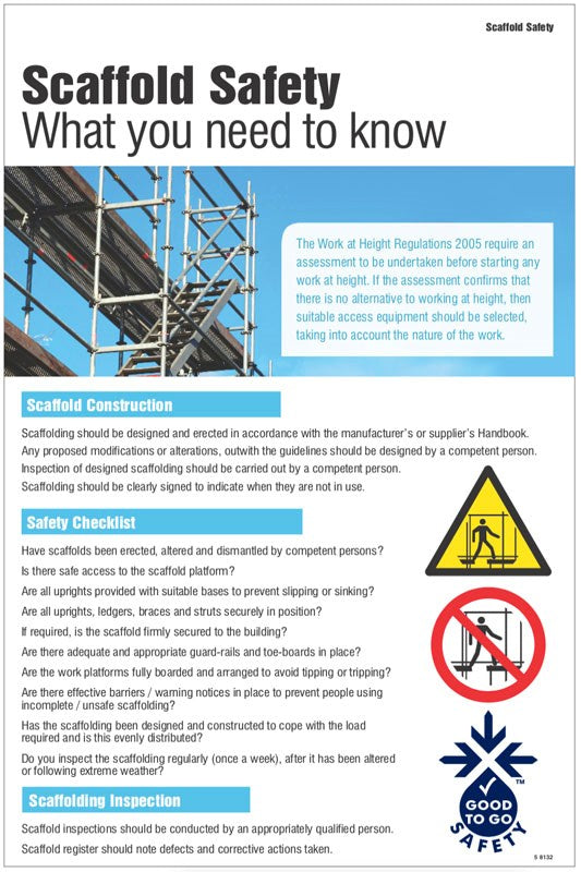 Scaffold Safety Poster – Nixon Safety