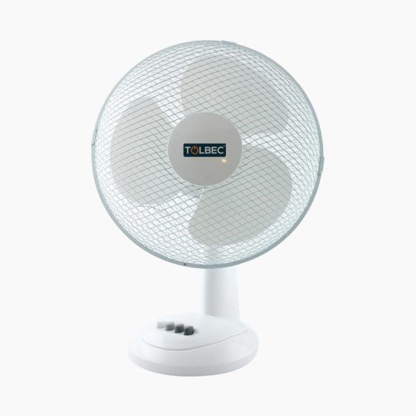 Tolbec Desk Fan White – Nixon Safety