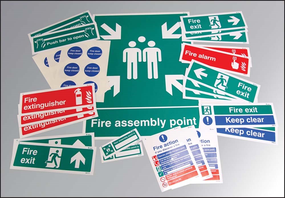 Fire Safety Signs Kit - Rigid Value Pack (Save 20%) – Nixon Safety