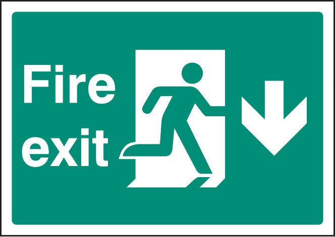 Fire Exit Down - A4 – Nixon Safety