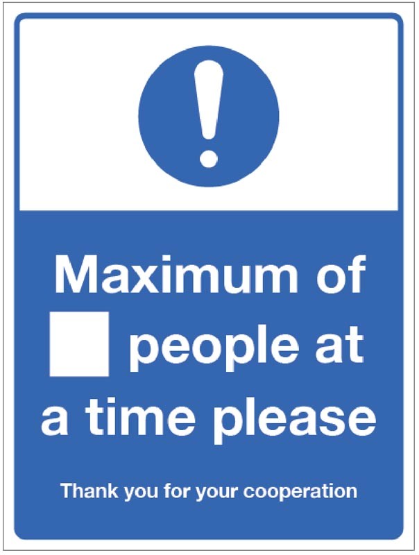 Maximum Of [Blank Space] People At A Time Please – Nixon Safety