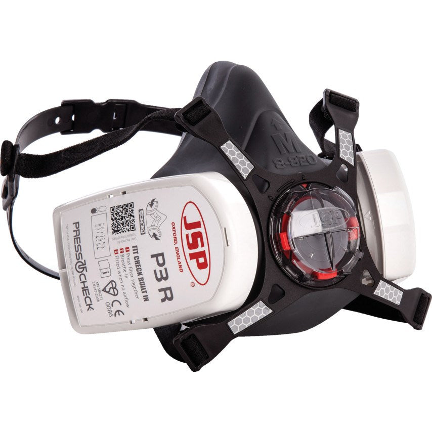 Force 8 Half-Mask With Presstocheck P3 Filters (Medium) – Nixon Safety
